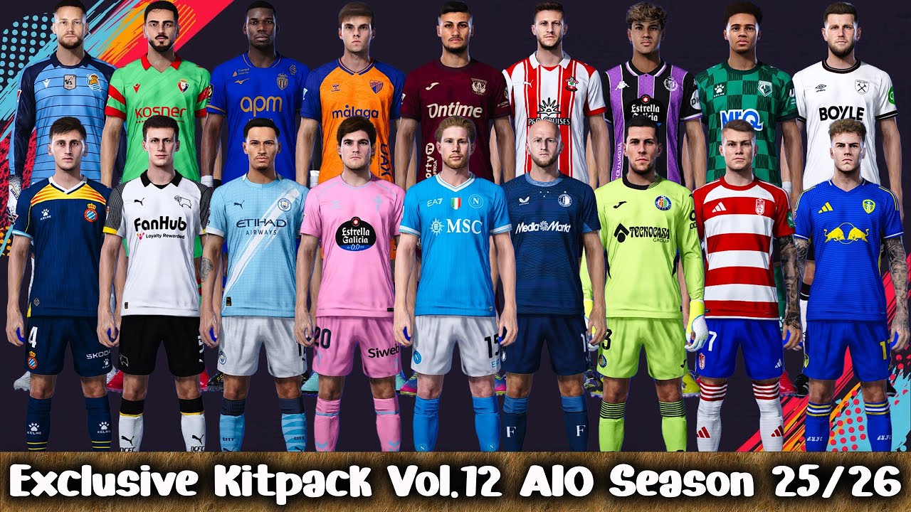 Exclusive Kitpack Vol.12 AIO Season 25/26 - PES 2021 & Football Life ...