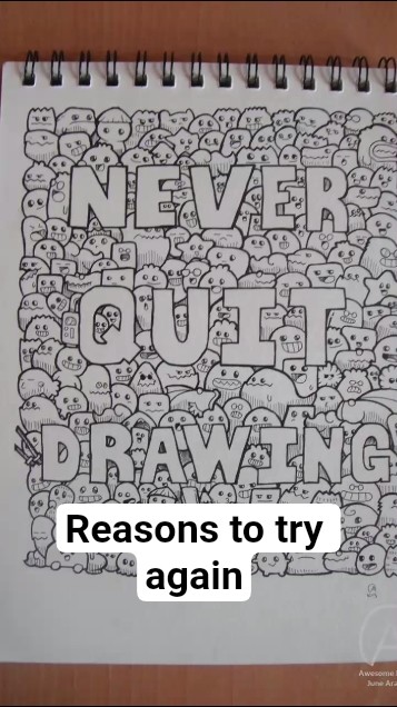 Reasons to NEVER quit drawing #art #drawing #drawingno1 #trending # ...