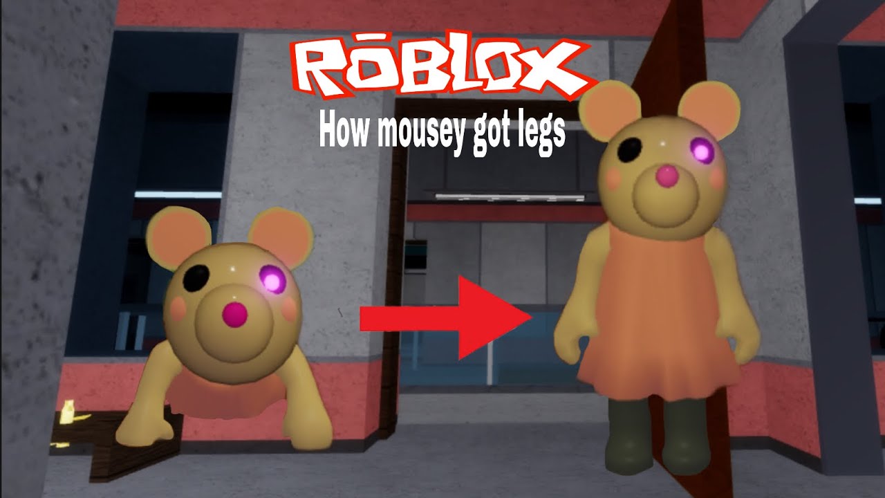 Roblox piggy - How mousey got legs | Mousey’s origin - YouTube