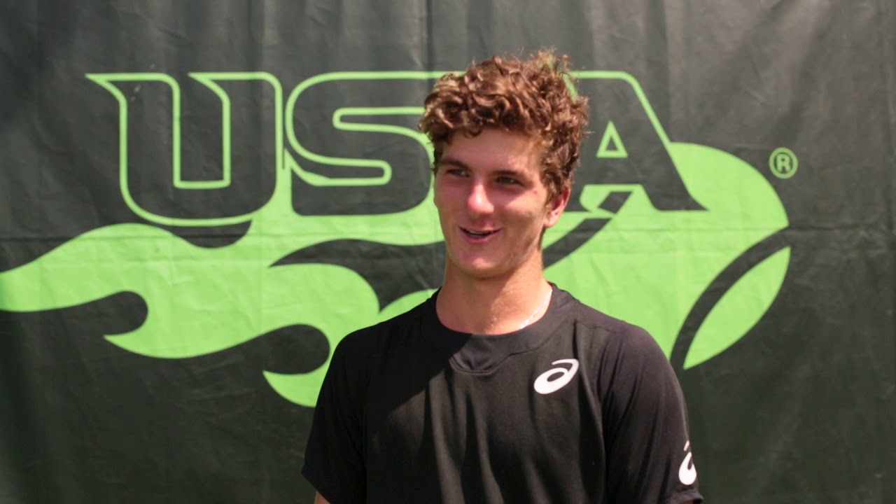 2019 USTA Boys' 16 Singles Champion - Alexander Bernard - YouTube