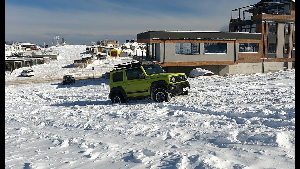 Suzuki Jimny snow 2 - YouTube