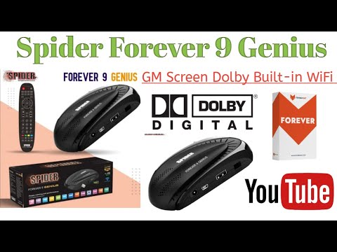 Spider Forever 9 Genius Built-in WiFi Dolby Added New features Complete ...