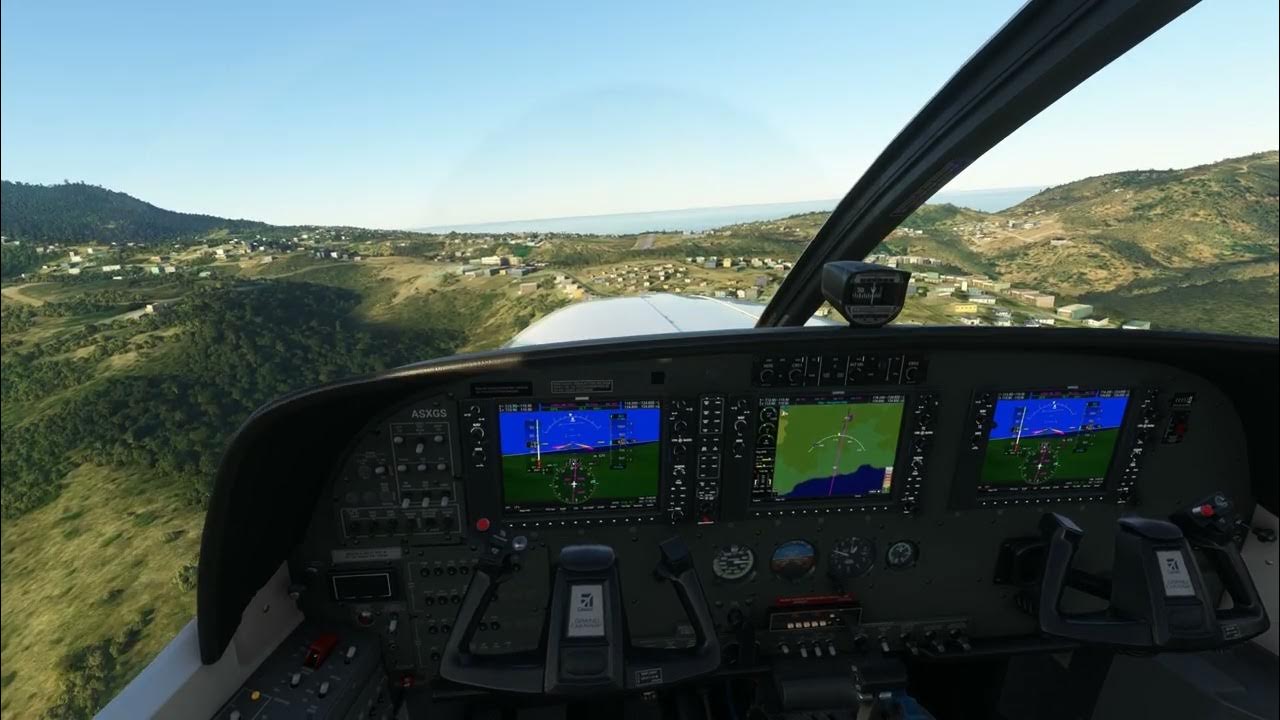 MS #Flightsimulator | TRPG John A. Osborne Airport, MONTSERRAT, VFR Landing RWY 28, Cessna 208 😲 ...