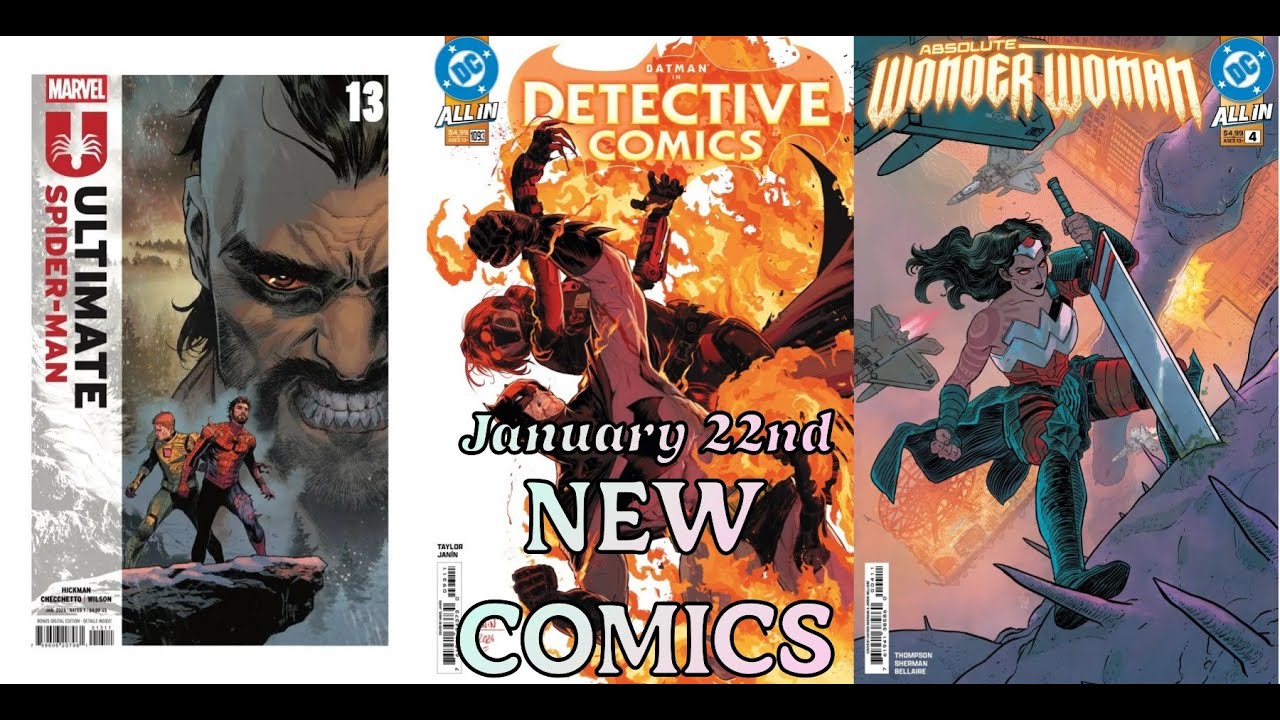 New Comics This Week Releasing 01/22/25 Marvel DC - YouTube