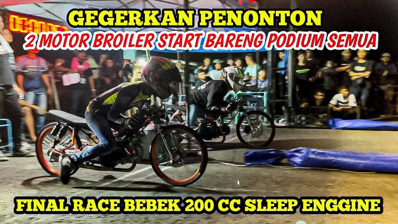 THE REAL FIGHTER BEBEK SLEEP ENGGINE 200 CC "BROILER RACING MAGELANG" Dominasi Podium 5 Besar ...