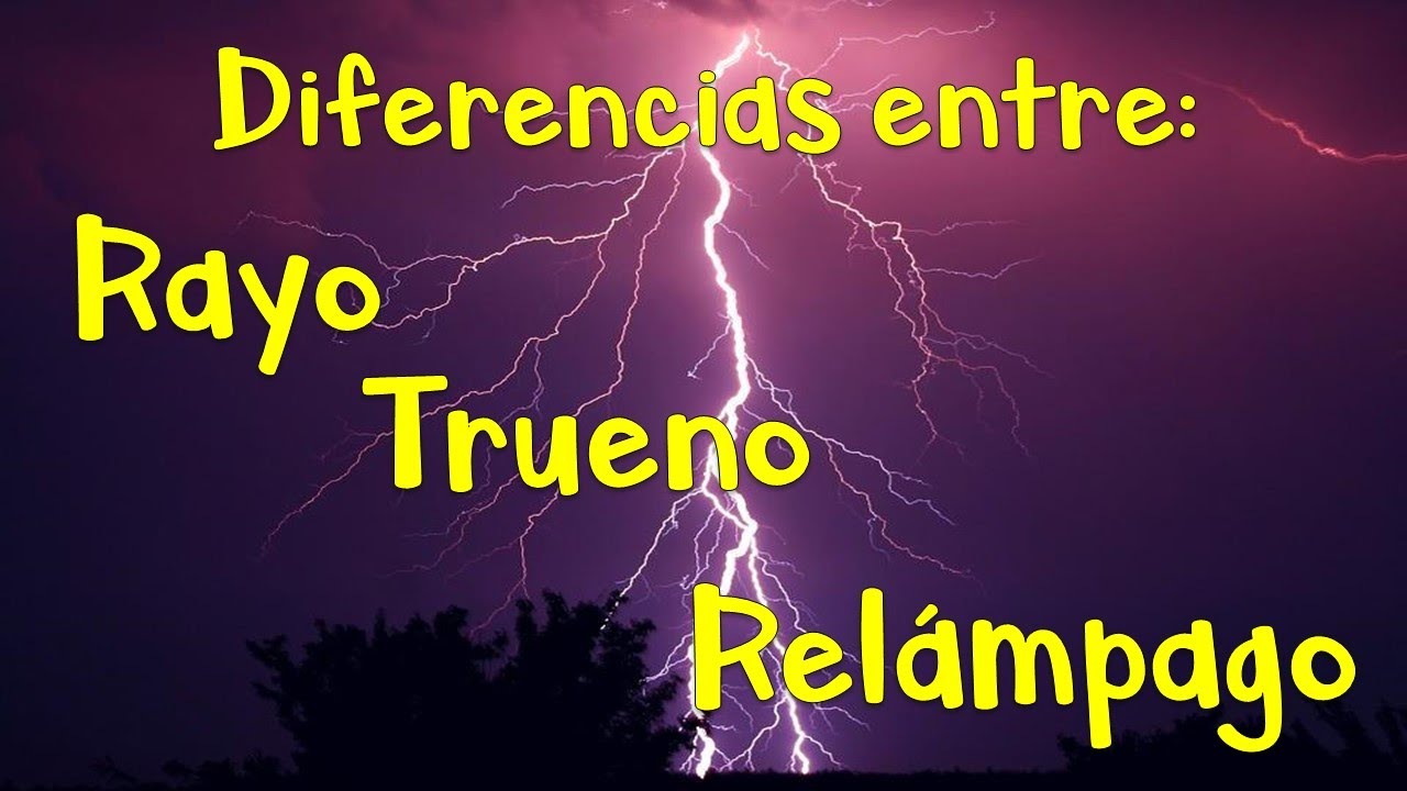 ⚡️ Diferencias entre Rayo, Trueno y Relámpago ⚡️ [Fácil y Rápido] - YouTube
