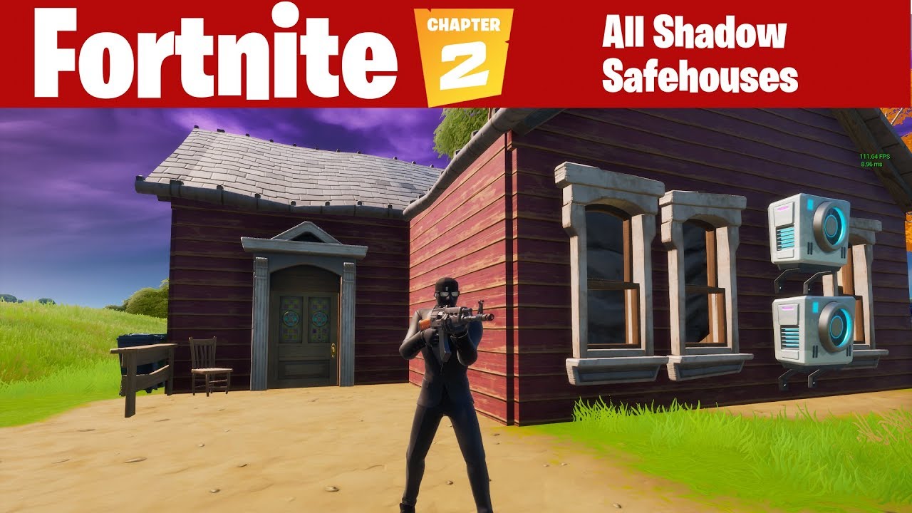 Fortnite Find a Shadow Safe House All Locations - YouTube