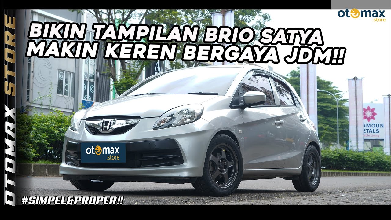Modifikasi Honda Brio Satya Pakai Velg Torsion TR05, Tampil Proper ...