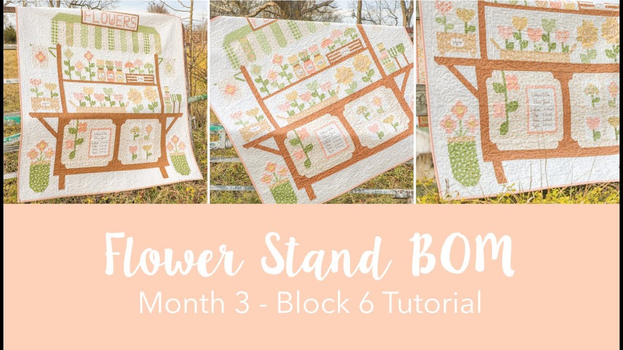 Flower Stand Month 3 Block 6 Tutorial - YouTube