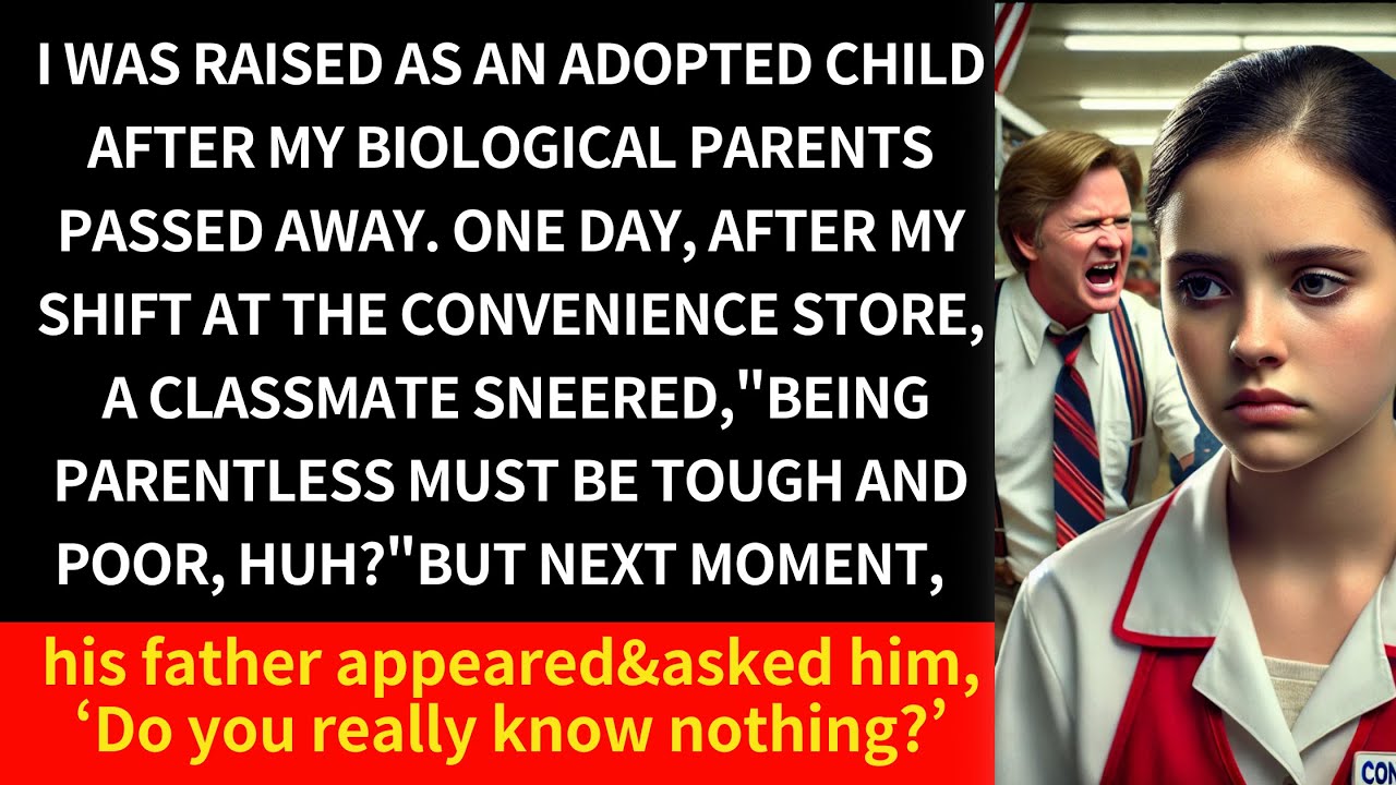 I was raised as an adopted. One day, a classmate sneered, ‘Being ...