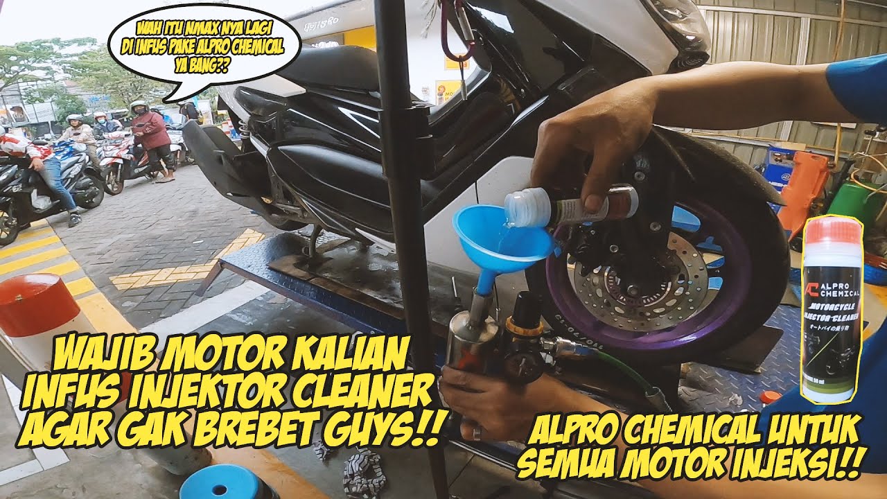 ALPRO CHEMICAL INFUS INJEKTOR CLEANER DI SHELL WAJIB COBA || VLOG NMAX ...