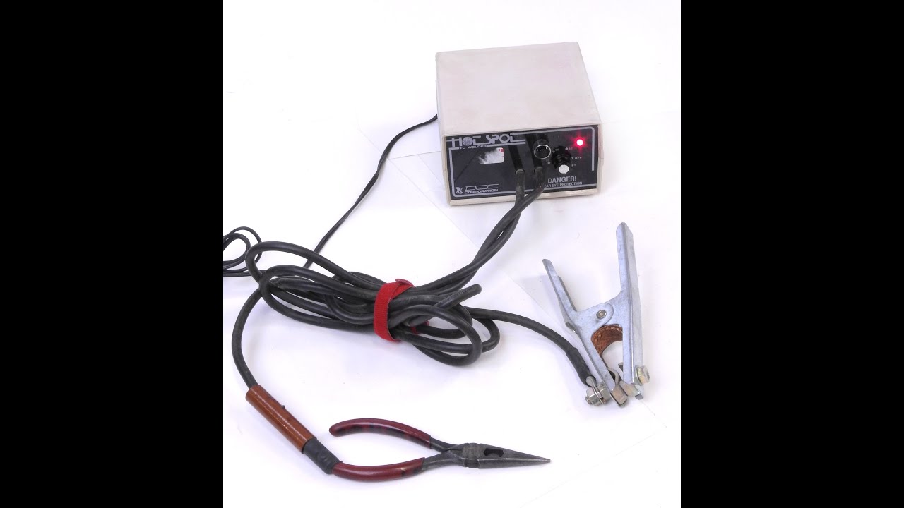 DCC Corporation Hotspot TC Attachment Welder for thermocouple - YouTube