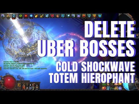 [POE 3.22] 56 MIL DPS - Cold Shockwave Totem Hierophant - Ubers ...