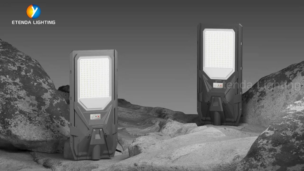 🌞💡 ETD-TLD003 Solar LED Street Light | 100W/200W/300W Super Bright with ...