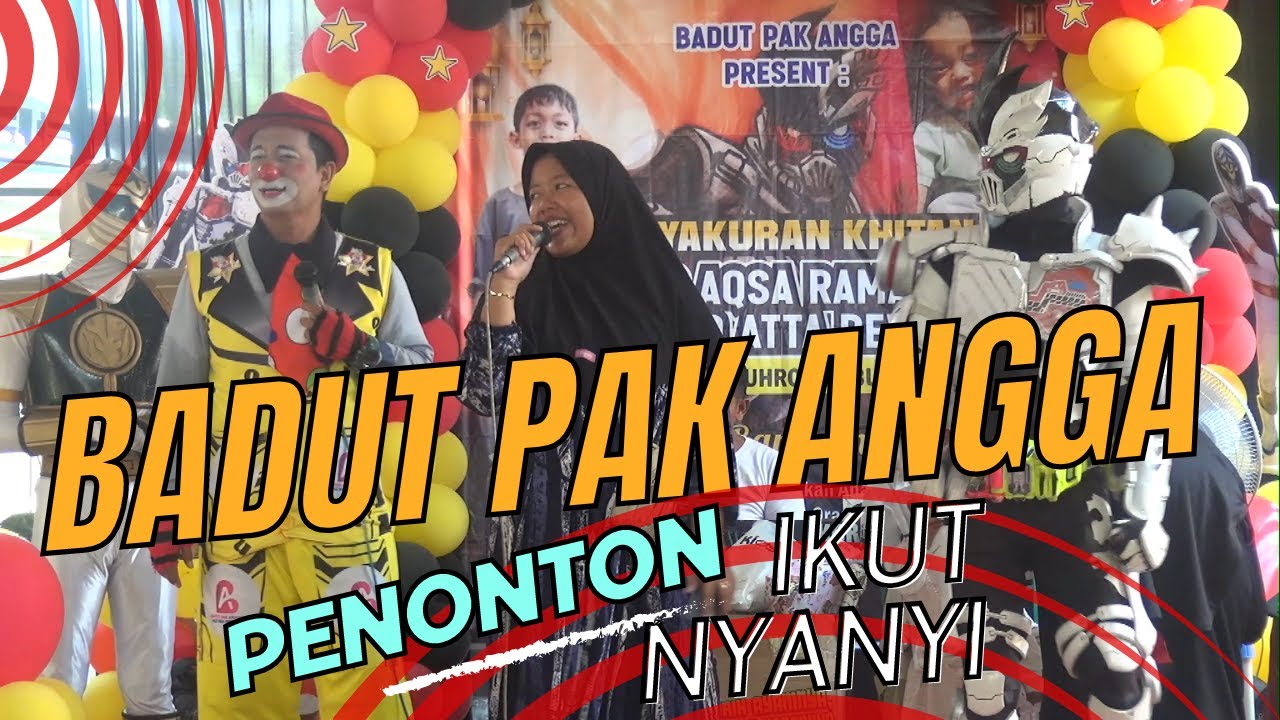Sumbang suara penonton badut pak angga dkk/ lagu bojo loro - YouTube