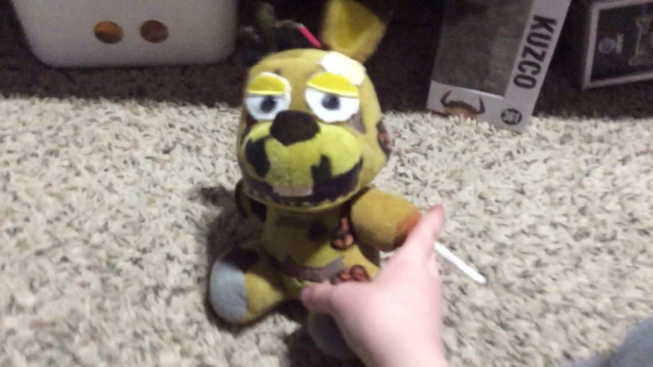 Salvaged Springtrap Plush (Custom) - YouTube