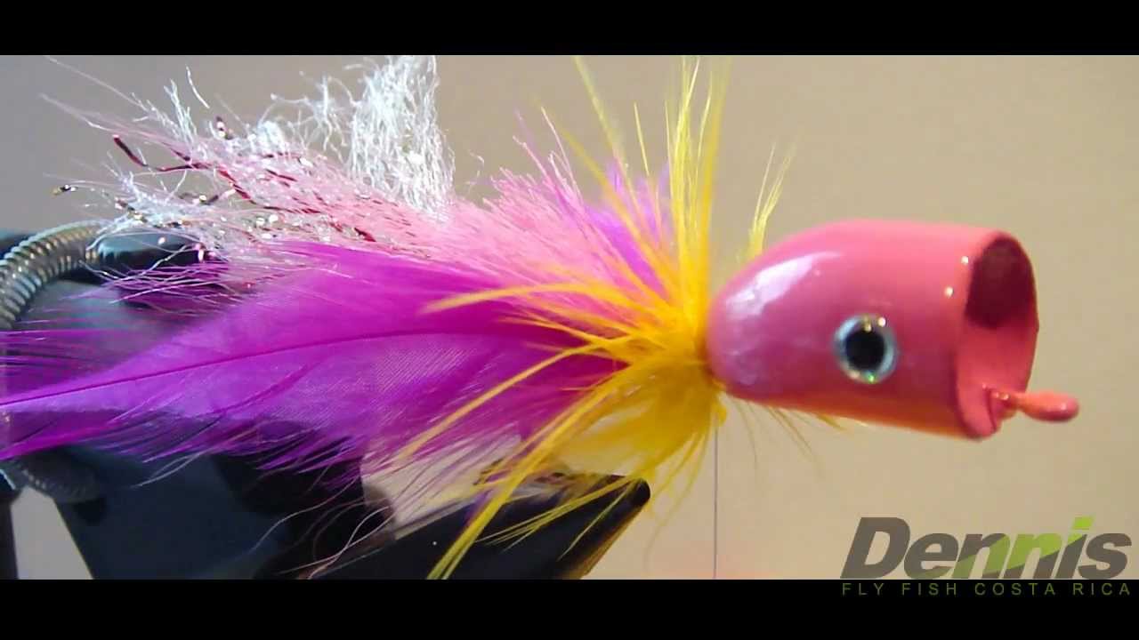 Pink Popper Machaca Costa Rica. Fly Fish in Costa Rica - YouTube