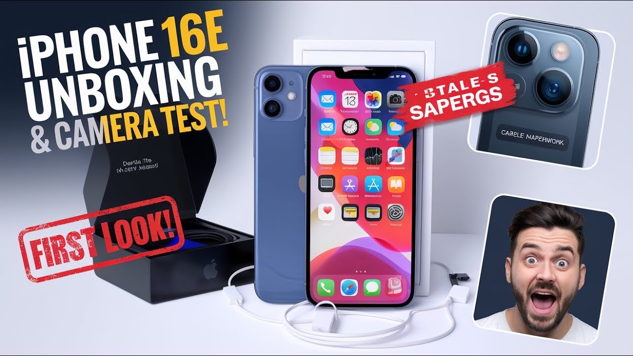 iPhone 16e Unboxing & Camera Test – First Look at Apple’s Budget Beast ...