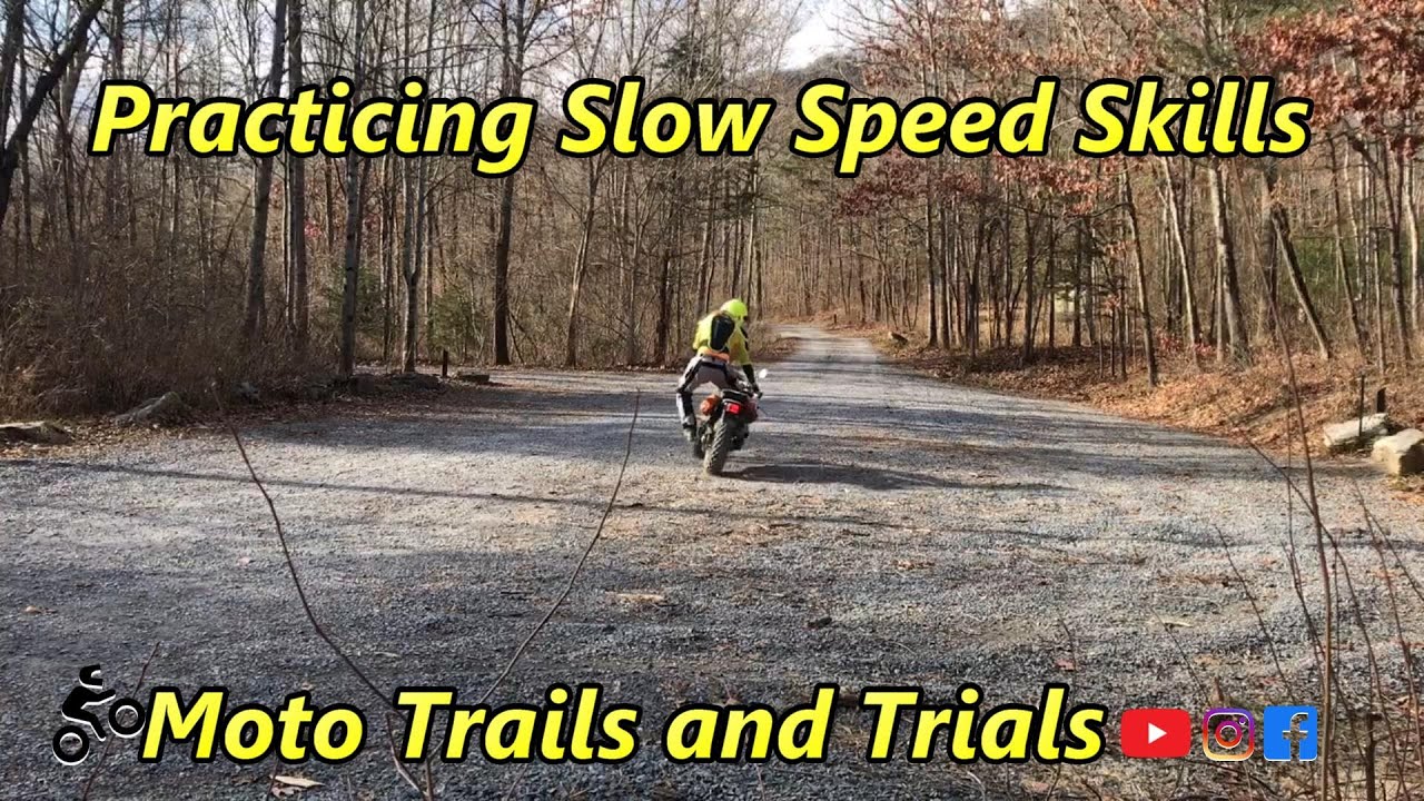 Practicing slow speed maneuvers in a low traction environment - YouTube