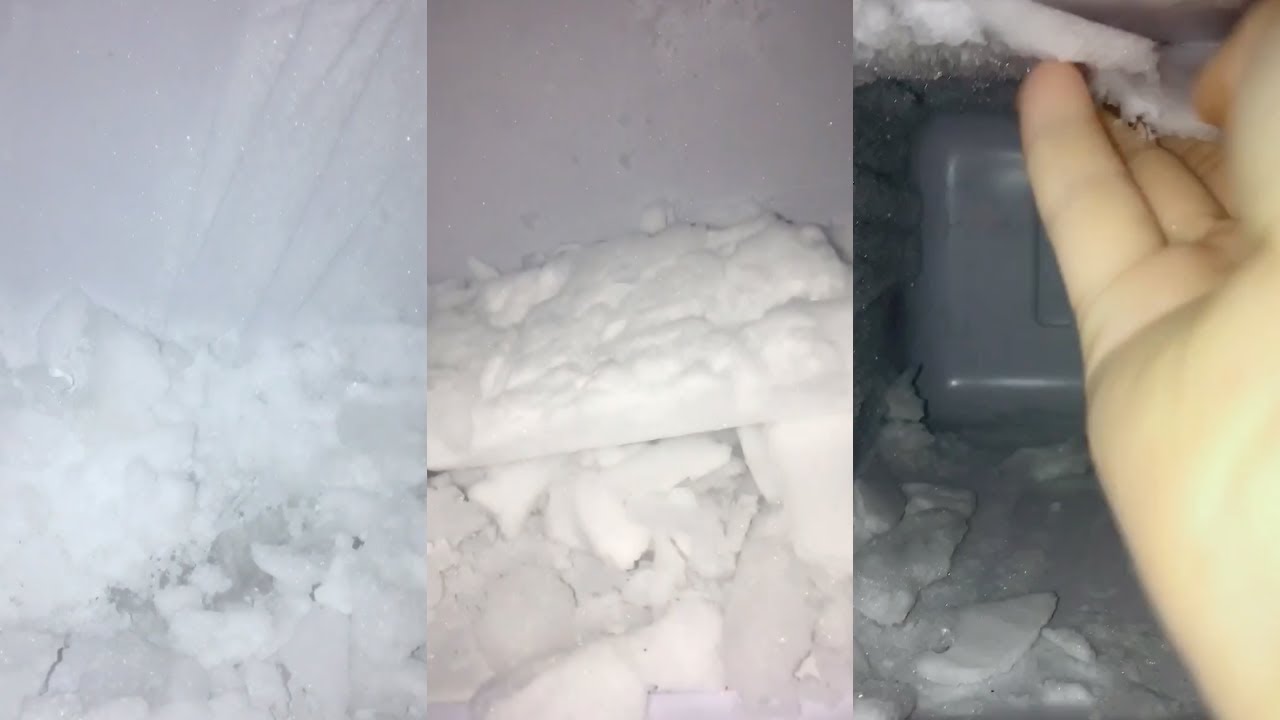 Freezer Frost Thin Crunch Ice Eating ASMR - YouTube