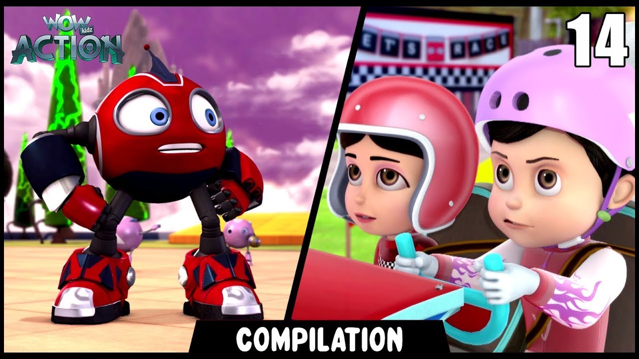 Vir: The Robot Boy & Rollbots | Compilation 14 | Action show for kids ...