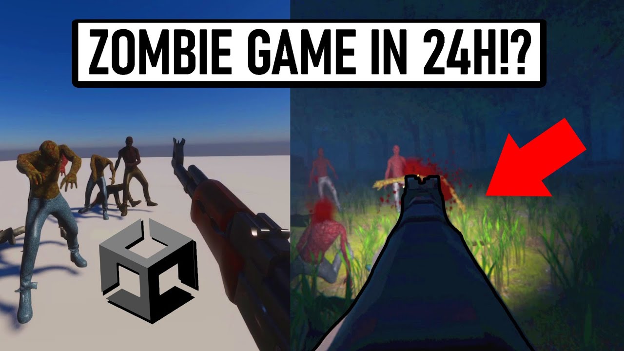 I MADE ZOMBIE GAME IN 24H!? - YouTube