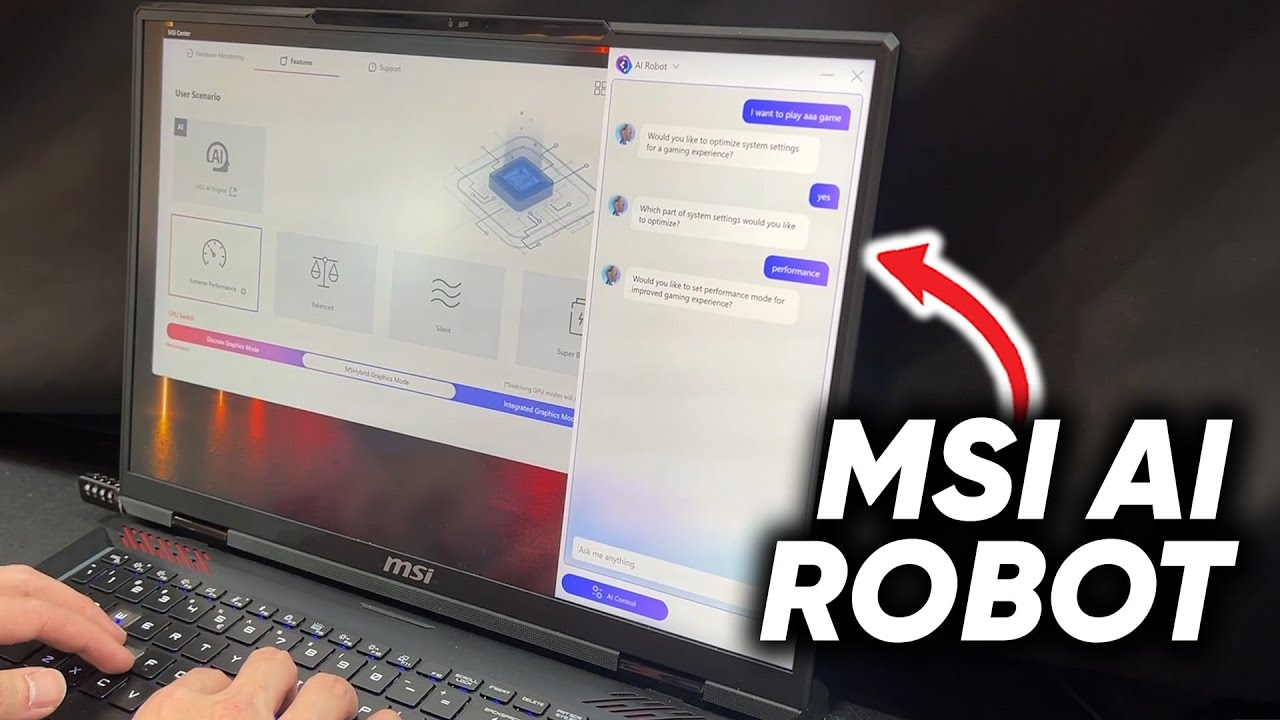 Quick look at the MSI AI built with NVIDIA ACE - YouTube