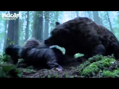 The Revenant (Diriliş) filminden bir sahneye komik dublaj