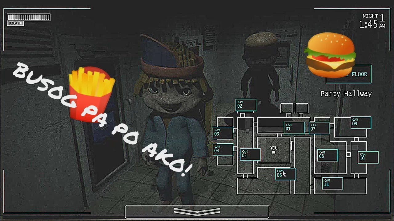 Jollibee Horror game first night | Bida ang MUMU - YouTube