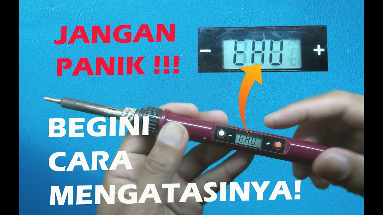 Mengatasi ERO ERROR pada Solder Digital - YouTube