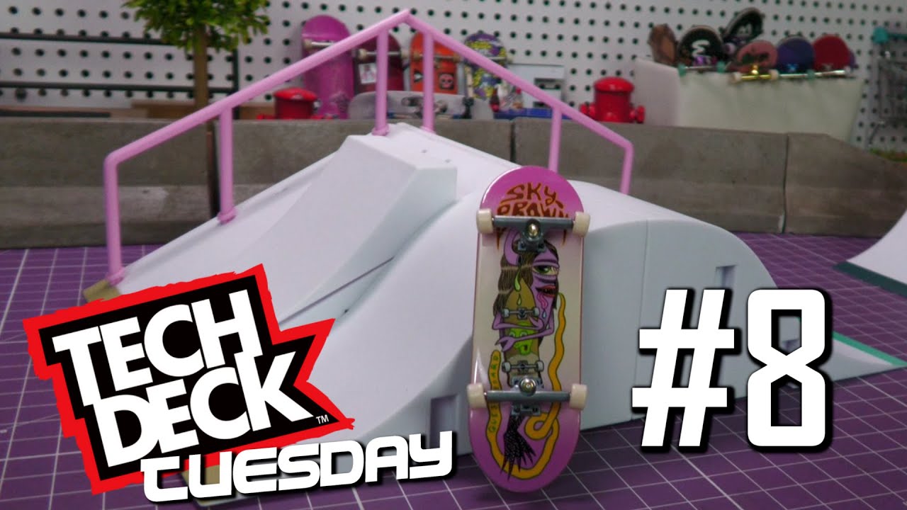 Tech Deck Paris 2024 Ramps Sky Brown Tech Deck Tuesday #8 - YouTube