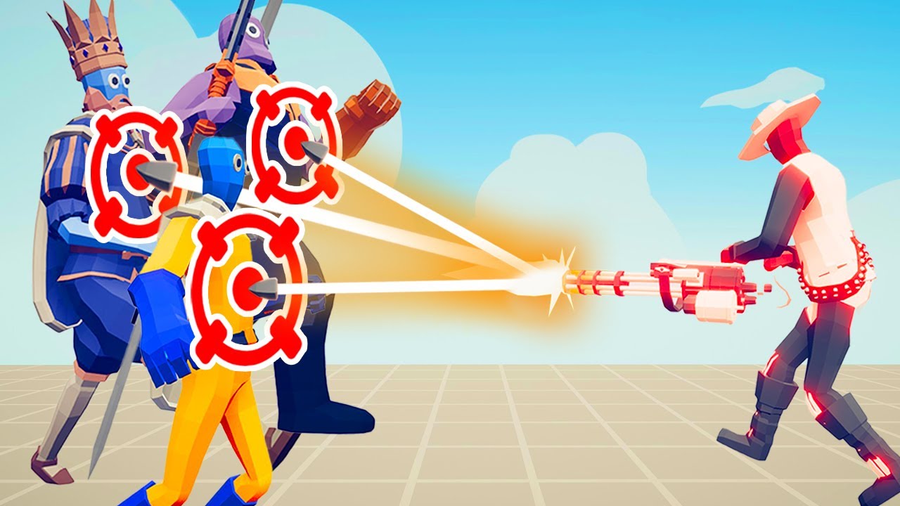 1000000 DAMAGE DEADEYE MINIGUN - TABS Totally Accurate Battle Simulator ...