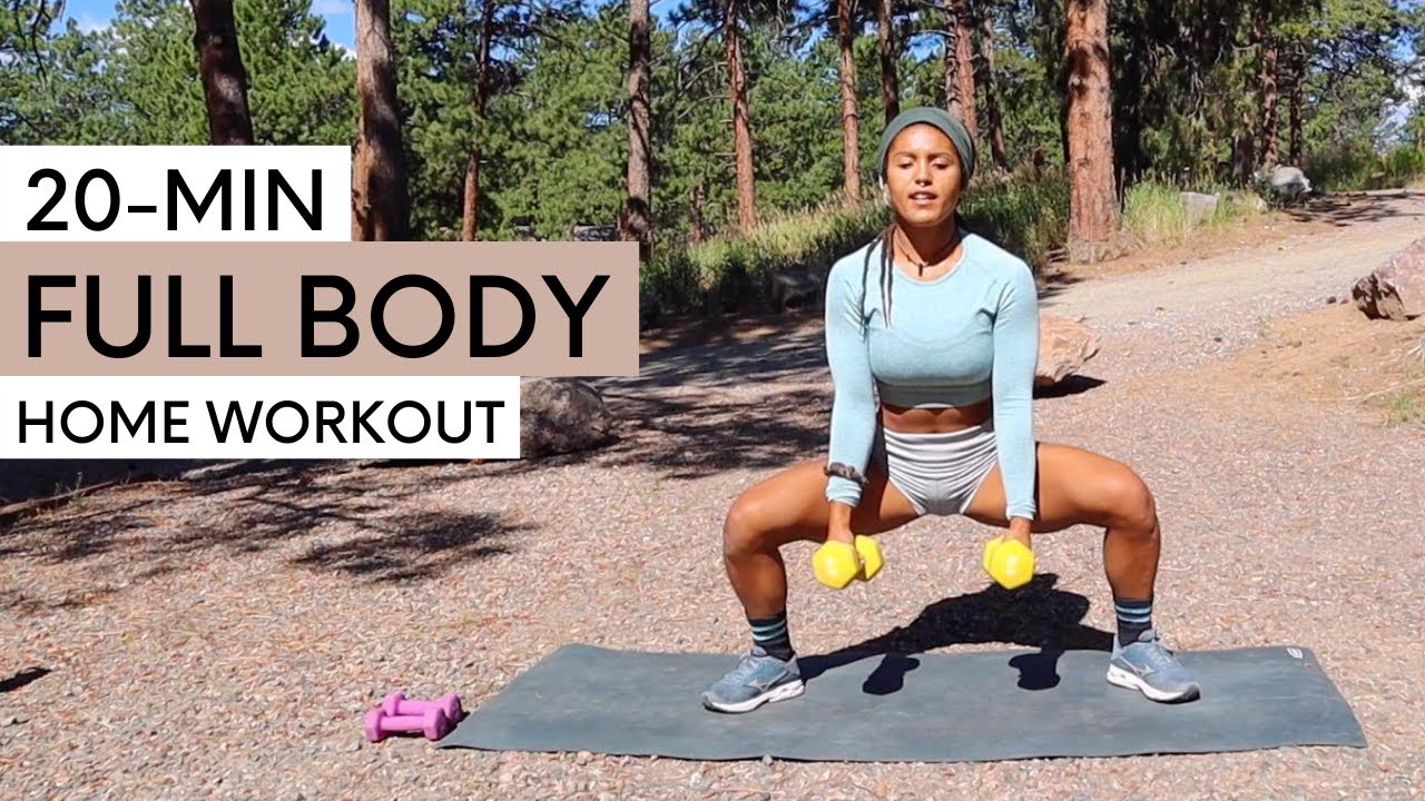 20-MIN FULL BODY WORKOUT | Home Workout | Shaina Marie - YouTube
