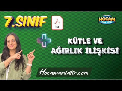 7. Sınıf Fen Bilimleri - Kütle ve Ağırlık İlişkisi #7sınıf #2026