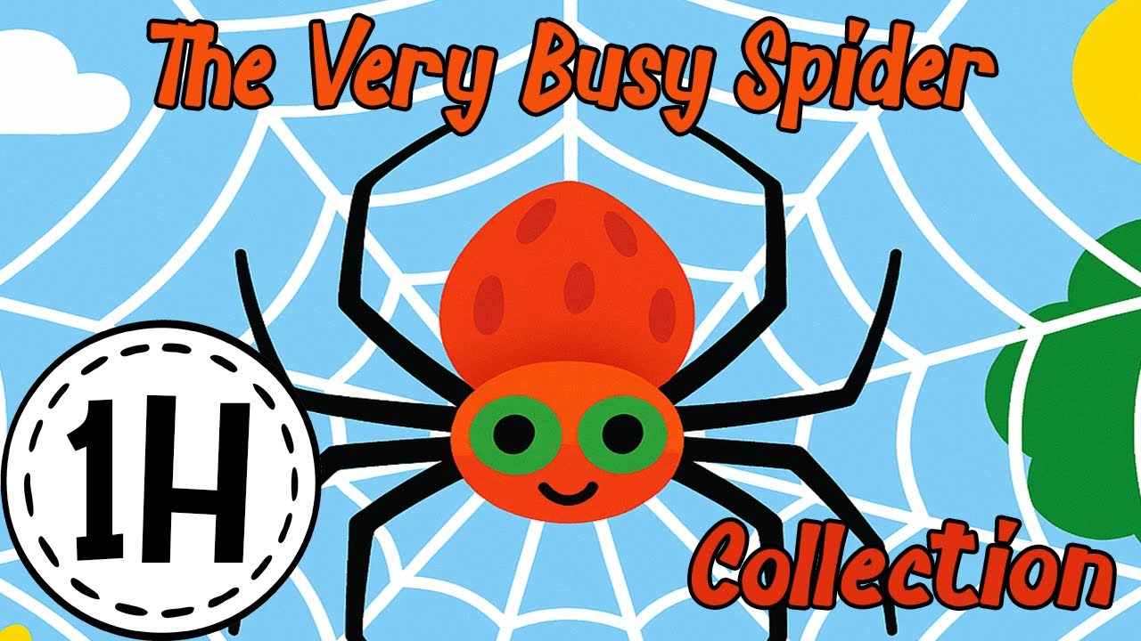 The Very Busy Spider by Eric Carle 1 Hour Collection ...