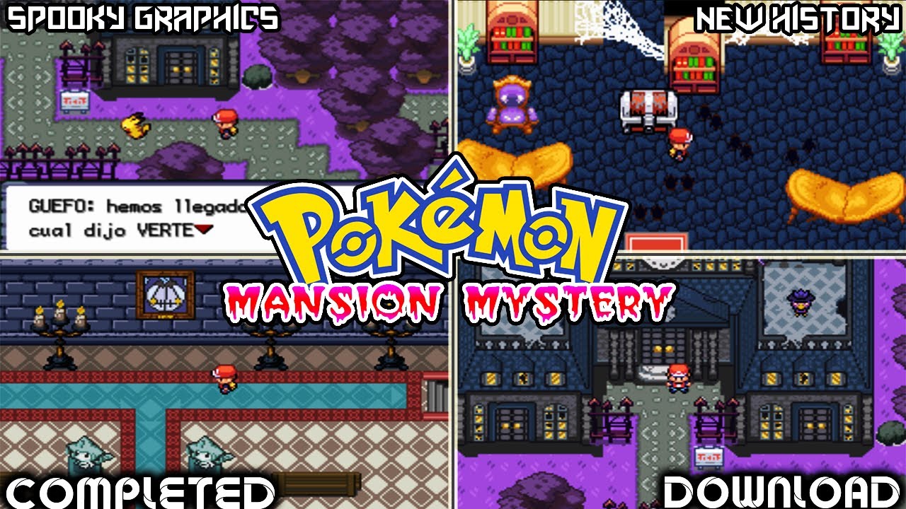 Pokemon Game With Mansion Mystery, Spooky Graphics, Ghost Finder & New ...