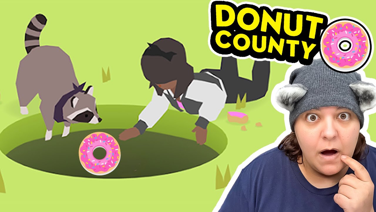 This Raccoon Takes Over The World! Donut County Gameplay - YouTube