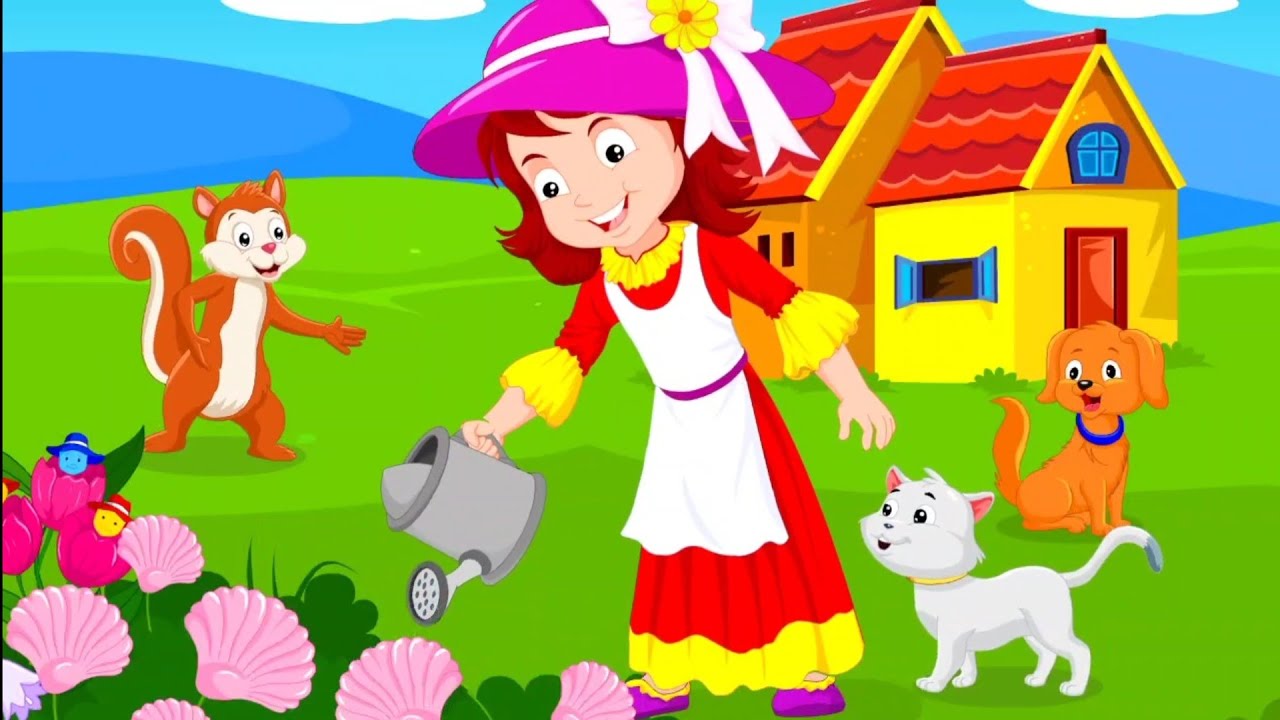 Mary Mary Quite Contrary|Nursery Rhymes| English Rhyme|Cartoon Song ...