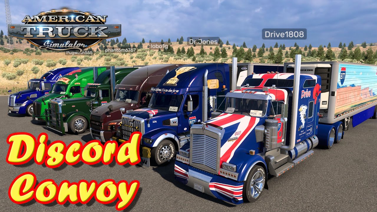 American Truck Simulator Discord Convoy #ats - YouTube
