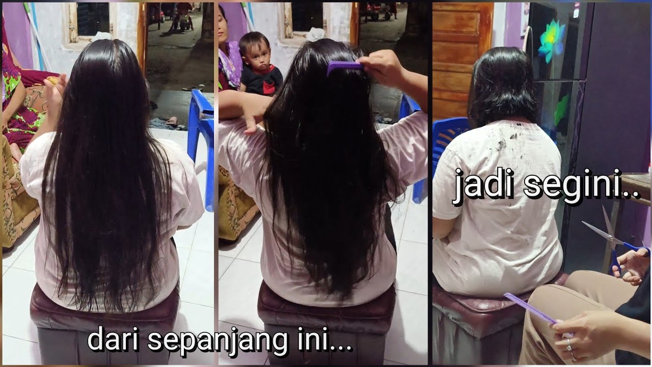 REZA UNTUK PERTAMA KALI POTONG RAMBUT PANJANGNYA JADI SEPENDEK INI ...