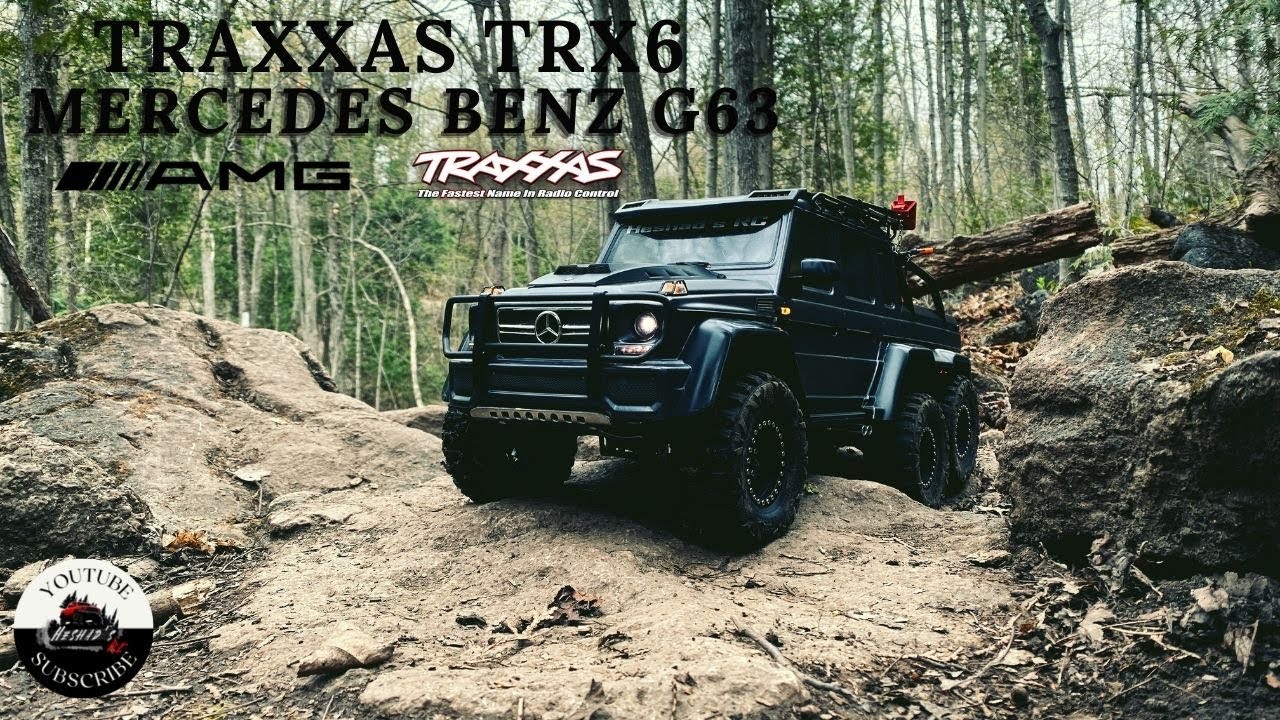 Traxxas TRX-6 Mercedes-Benz G-63 AMG 6x6 Rock Terrain. - YouTube