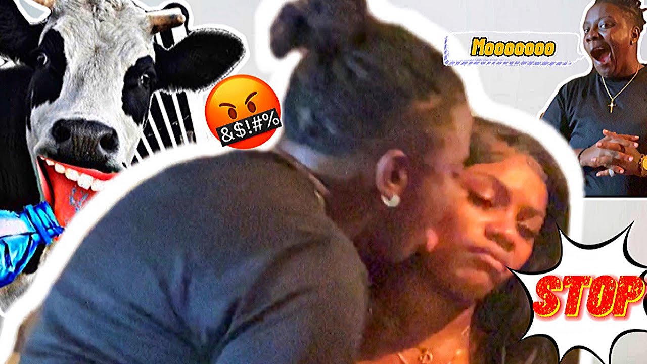 COW LICK PRANK ON FIANCÉ **GETS HEATED** - YouTube