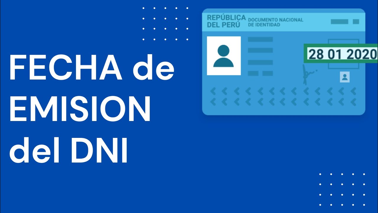 Como SABER cual es la FECHA de EMISIÓN de mi DNI para recibir el BONO ...