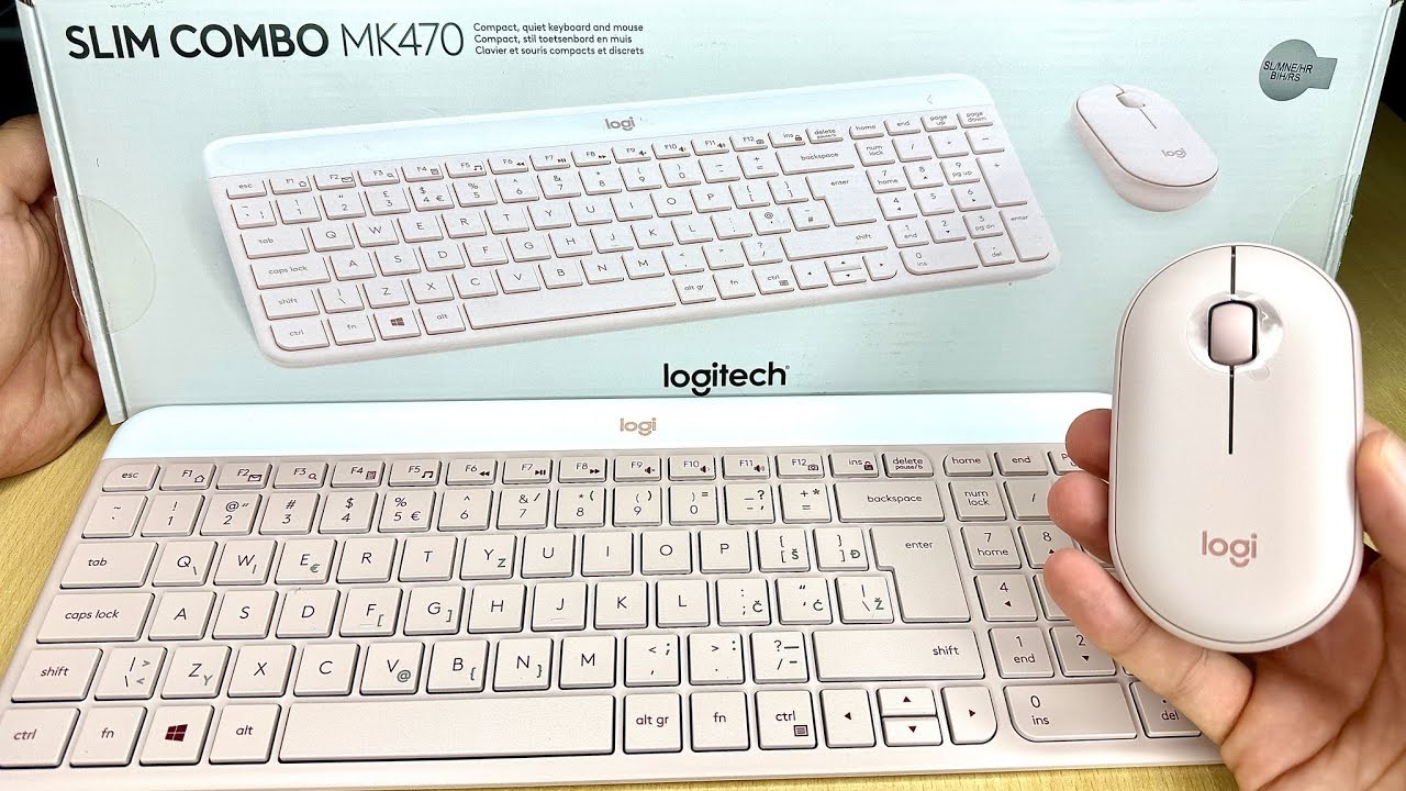 Logitech Slim Combo MK 470 Keyboard & Mouse - YouTube