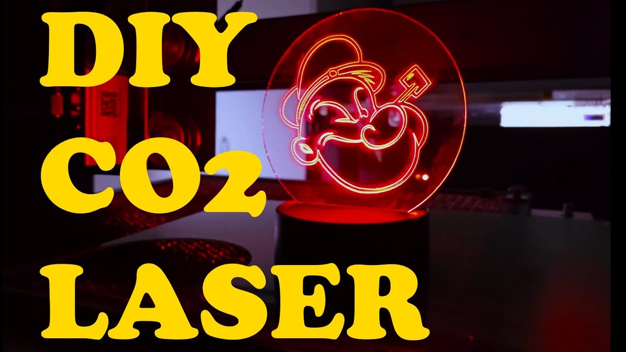 DIY 40W CO2 Laser Overview | Cut wood and acrylic! - YouTube