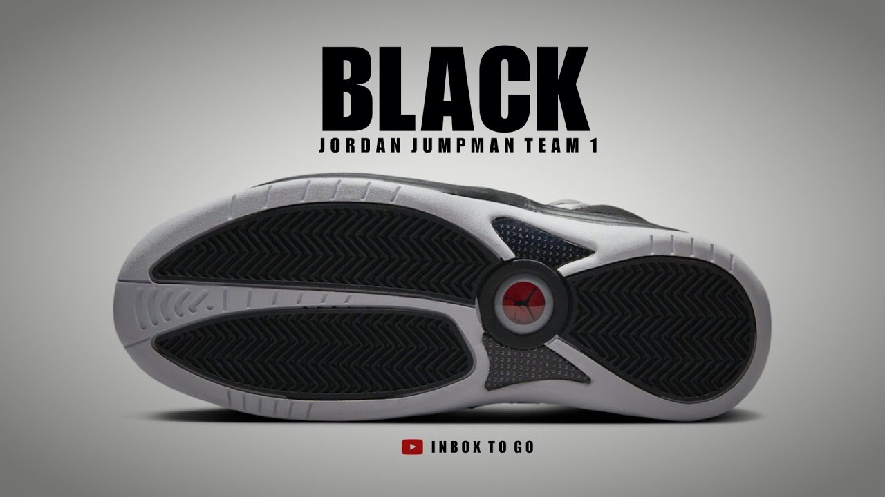 BLACK AND VARSITY RED 2023 Jordan Jumpman Team 1 OG DETAILED LOOK AND ...