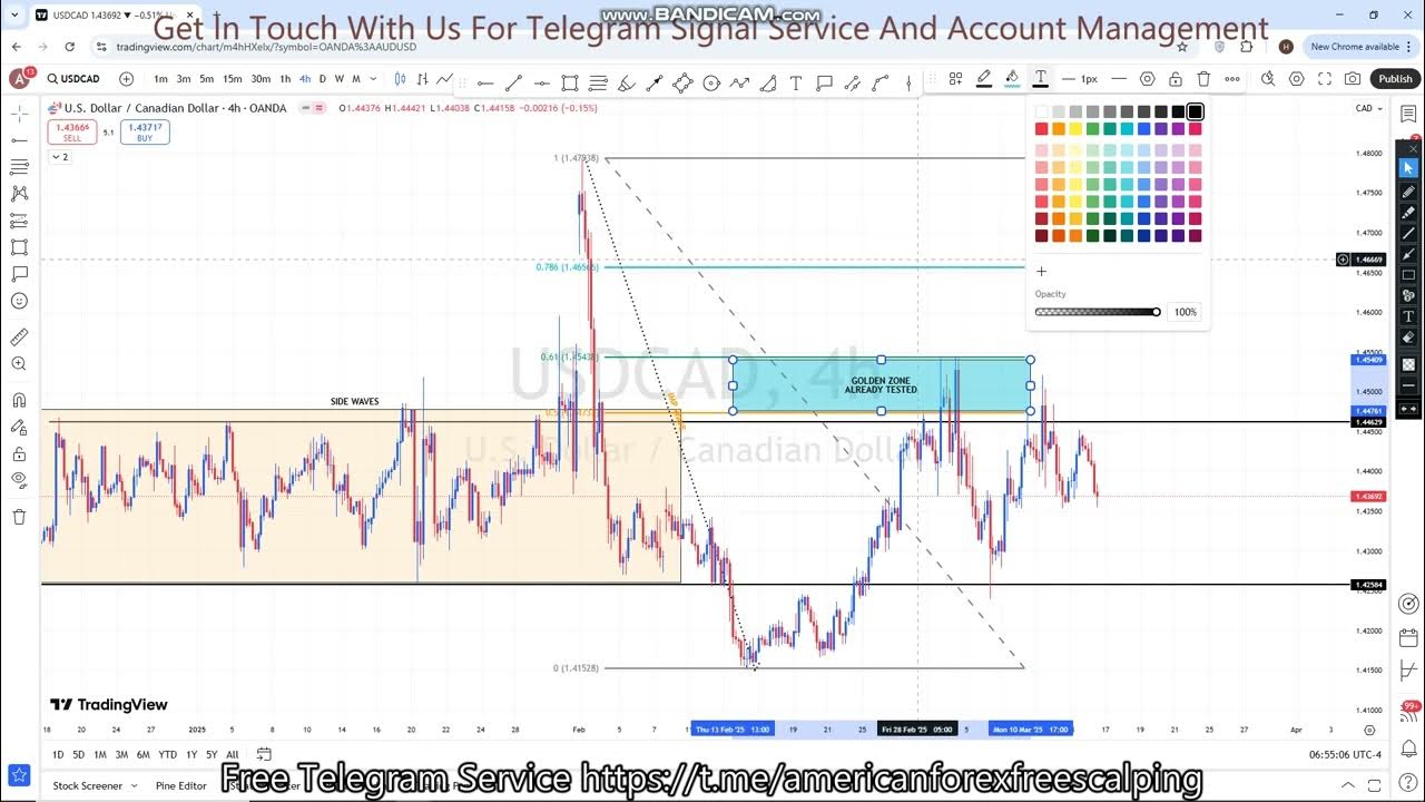 USDCAD 17 TO 21 MAR 2025 American Weekly Technical Fundamental Forex Forecast Free t.me Signals ...