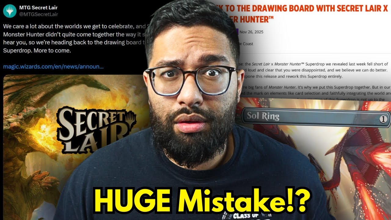 WOTC Messed Up - The Monster Hunter Secret Lair Disaster & Future Set ...