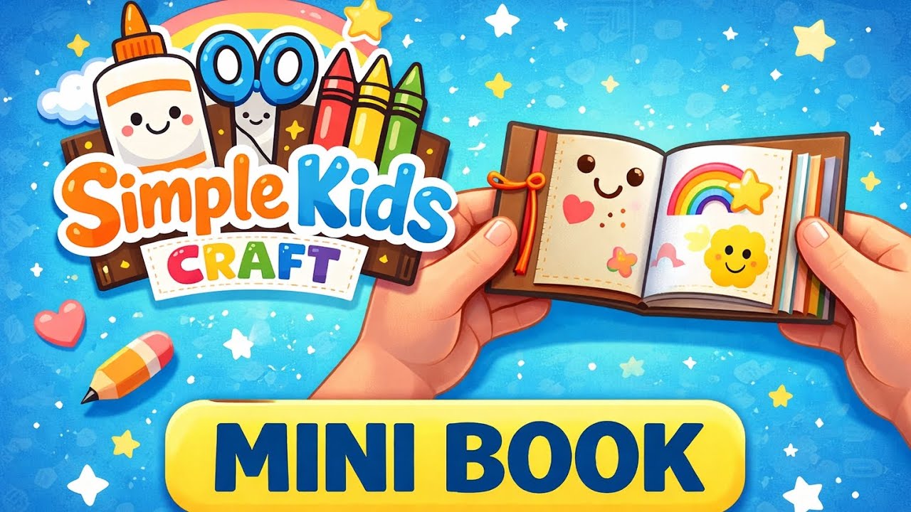 How to make a mini book - YouTube