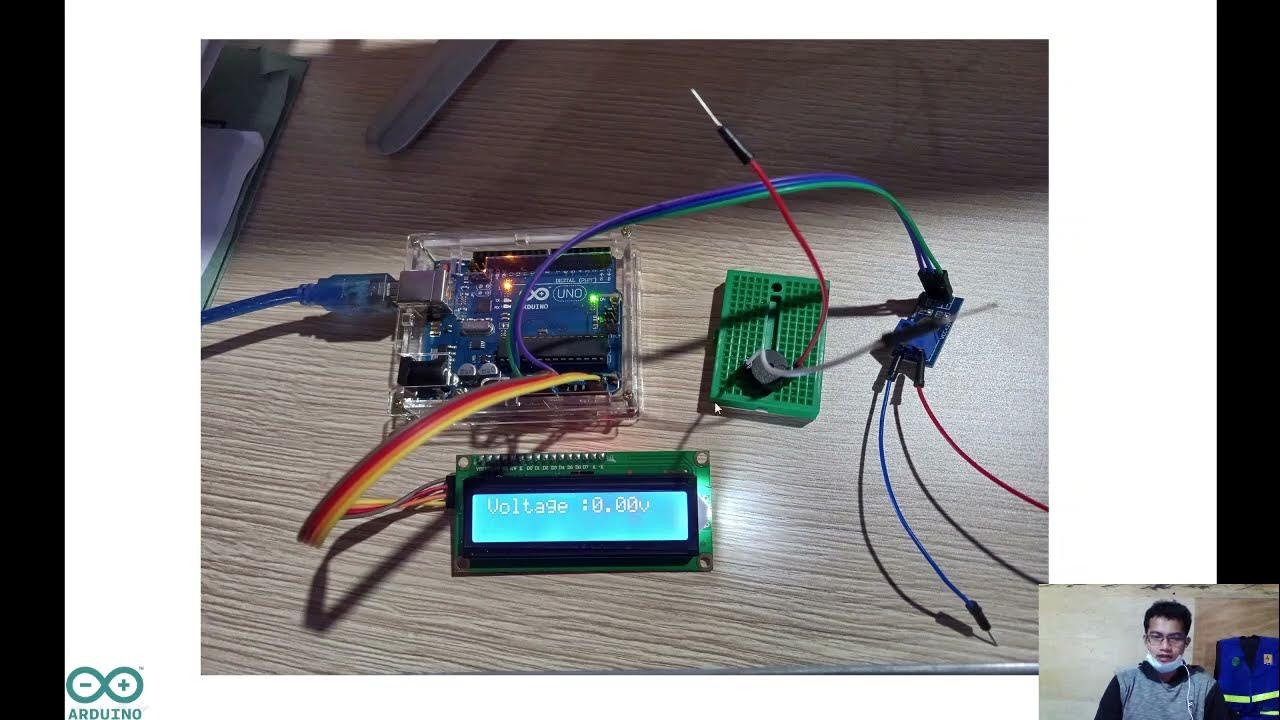 Voltmeter DC 0 - 25 V dengan Arduino UNO & LCD 1602 - YouTube